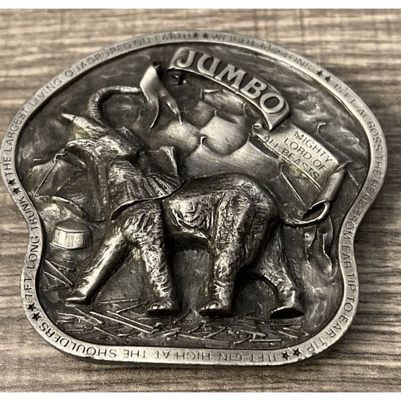 Bergamot | Accessories | 976 Jumbo Elephant Belt Buckle Bergamot Brass ...